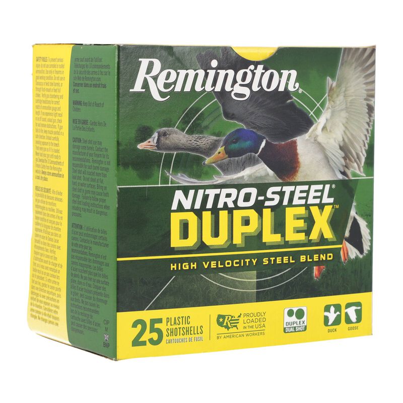 Buy Nitro-Steel Duplex 12 Gauge Ammo BB and 4 | Waterfowl | Remington