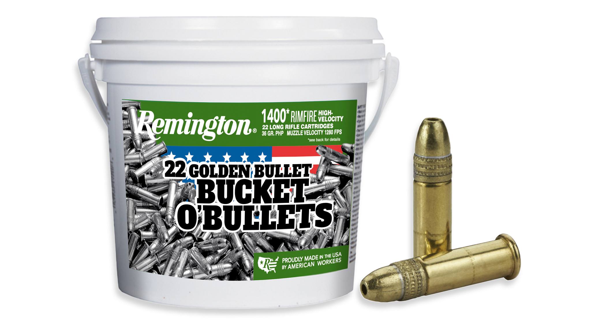Buy 22 Golden Bullet 22 LR Ammo | 36 Grain, 1280 FPS | Remington