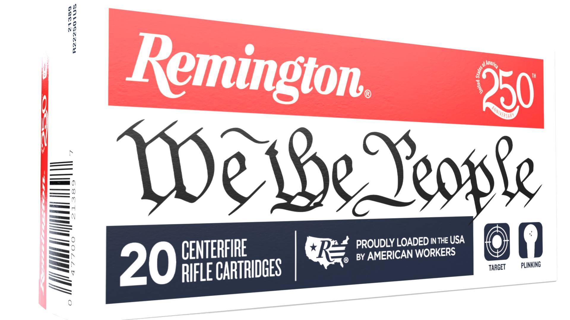 Buy We the People Rifle 22-250 Rem Ammo | 55 Grain, 3680 FPS | Remington