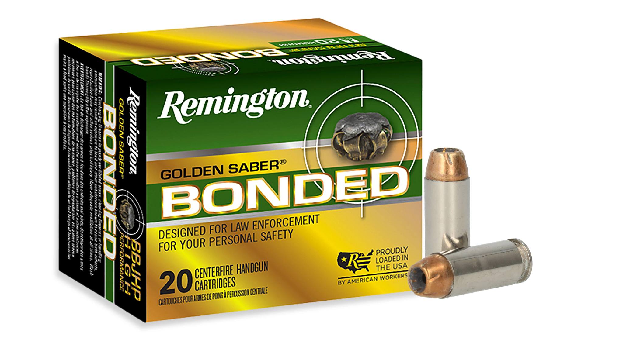 Buy Golden Saber Bonded 10mm Auto Ammo | 180 Grain, 1150 FPS | Remington