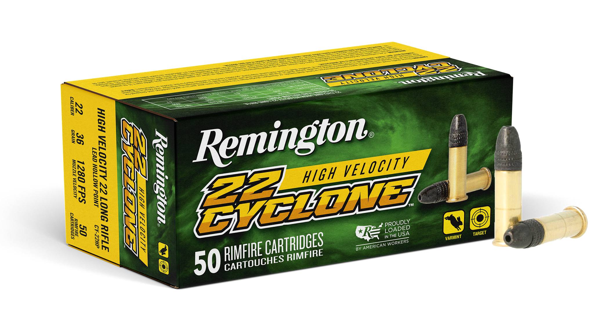 Buy 22 Cyclone 22 LR Ammo 36 | Small Game | Remington