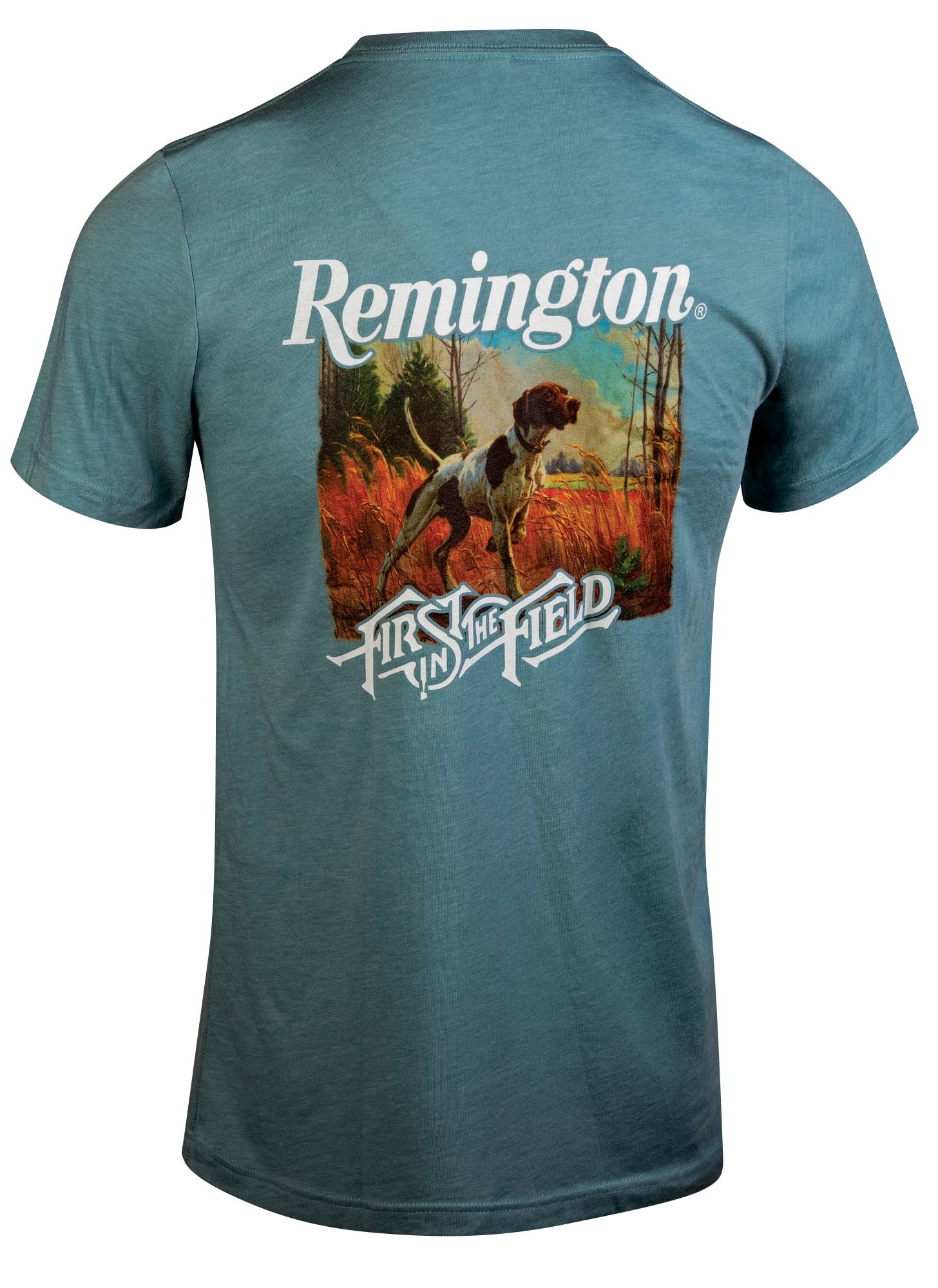Buy Remington First In The Field T-Shirt, Heather Blue, Small | Remington