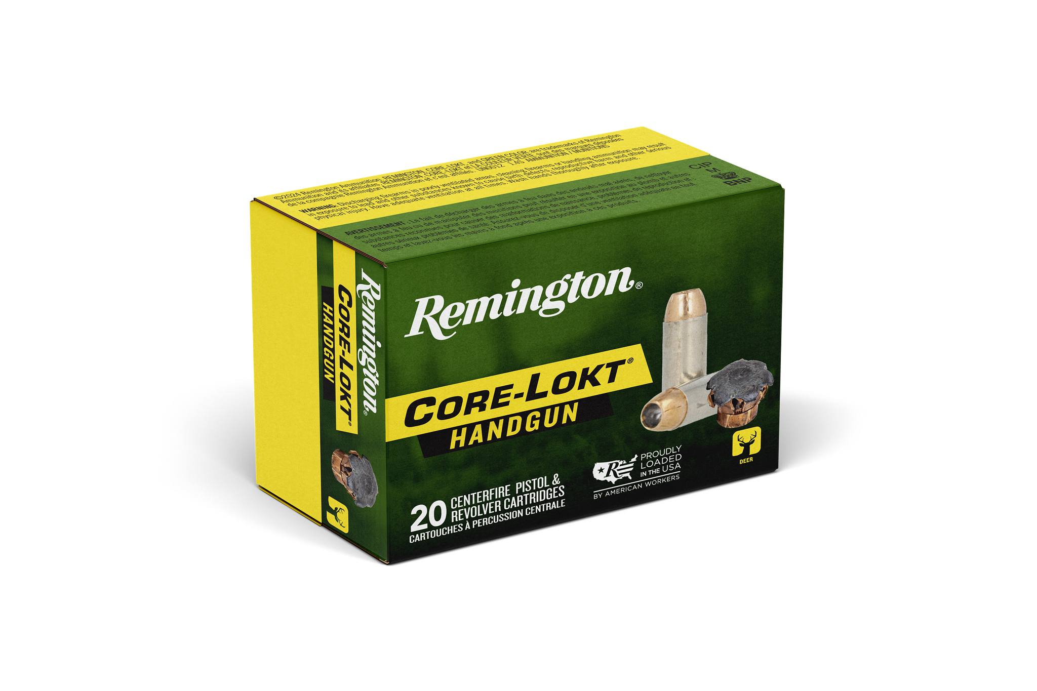 Buy Core-Lokt Handgun 44 Rem Magnum Ammo | 240 Grain, 1220 FPS | Remington