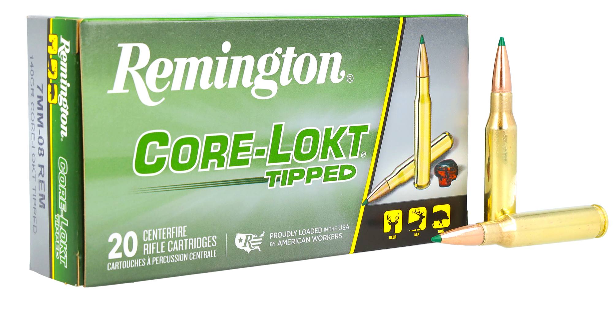 Buy Core-Lokt Tipped, 7mm-08 Rem, 140 Grain, Core-Lokt Tipped, 2860 fps ...